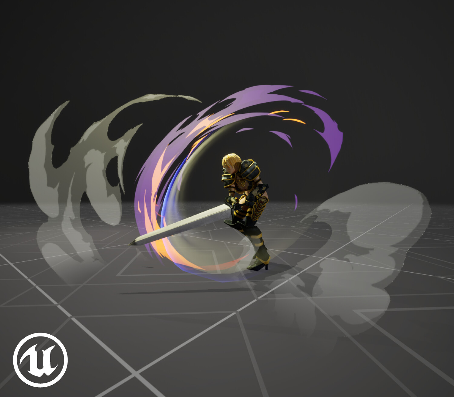 ArtStation - VFX - Elemental Slashes