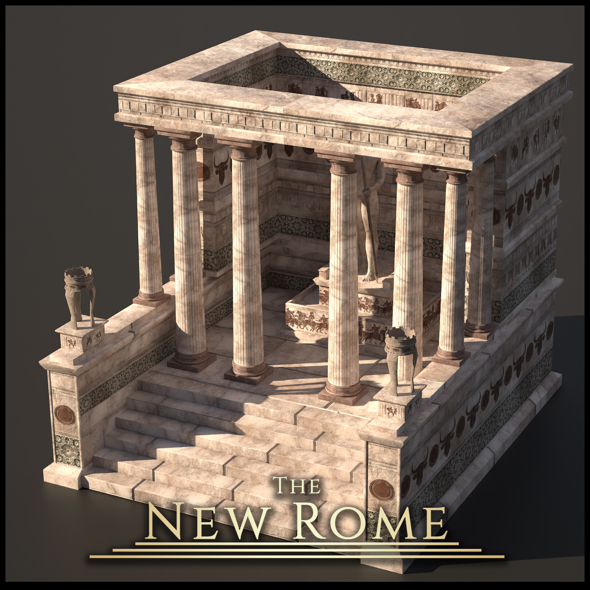 ArtStation - Configurable Roman Altar