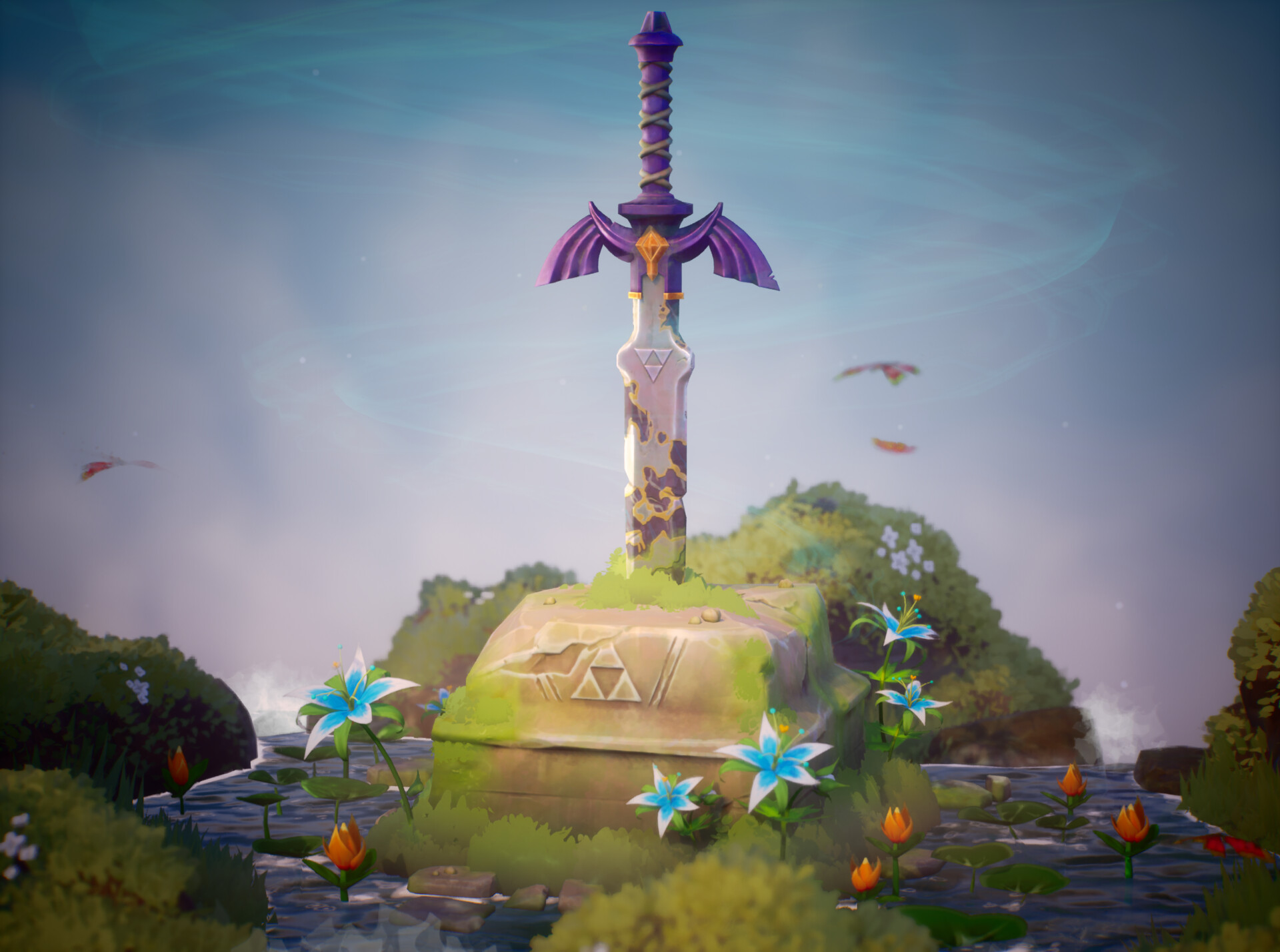 ArtStation - The Master Sword