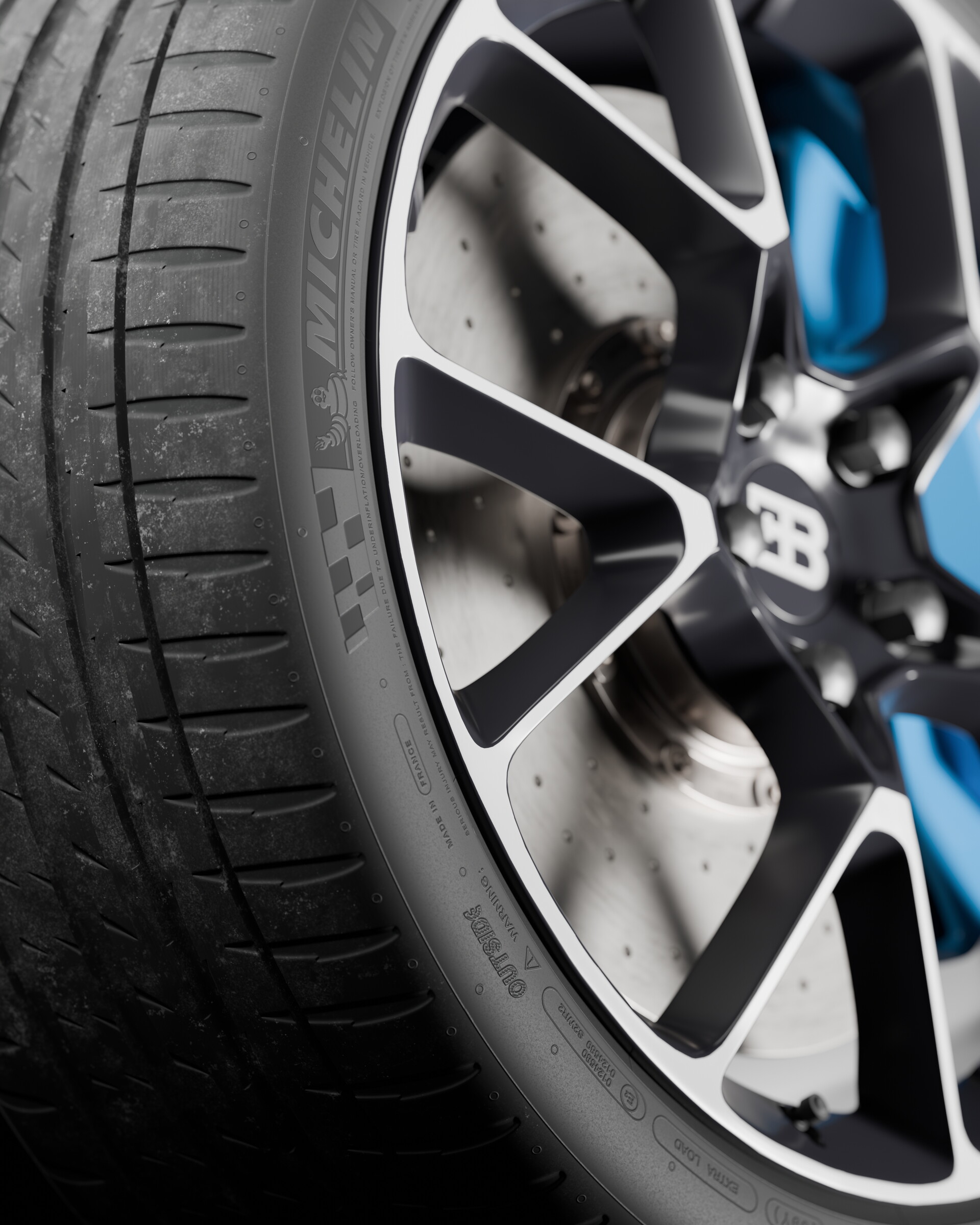 ArtStation - Bugatti Tire
