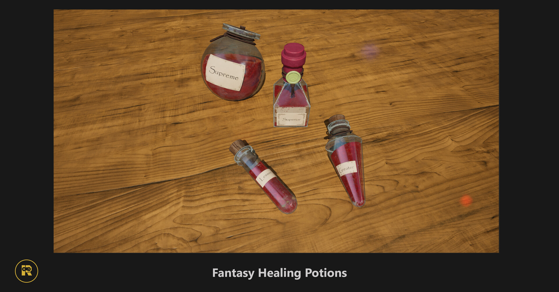 ArtStation - Fantasy Healing Potions