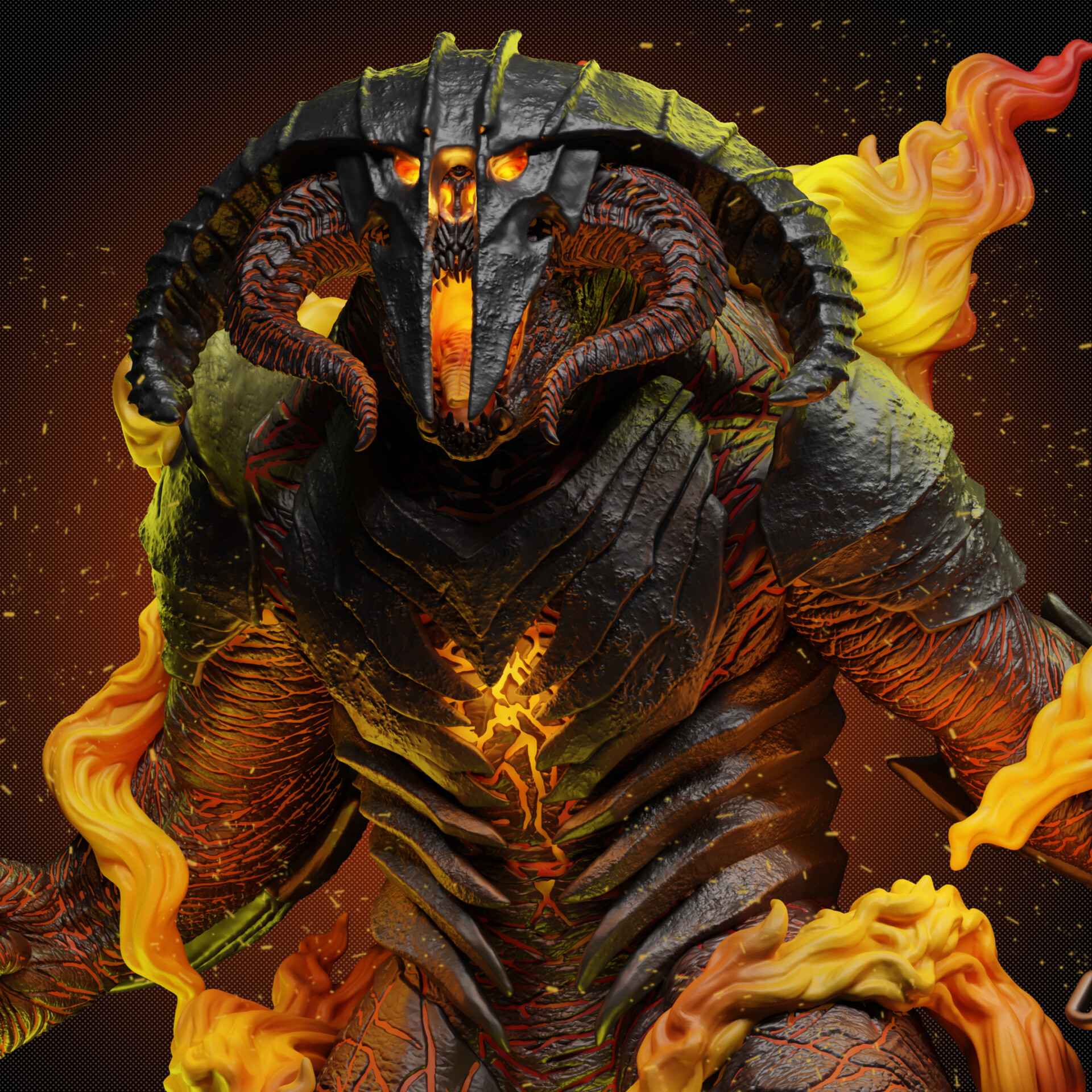 ArtStation - Tar Goroth - LOTR Shadow of Mordor