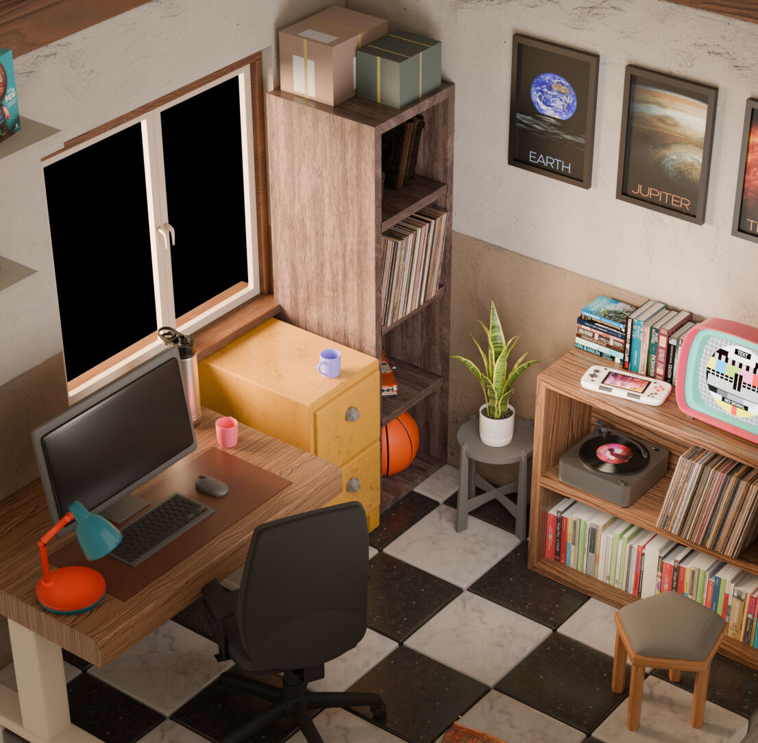 ArtStation - 3D icons for Mobile for YDS