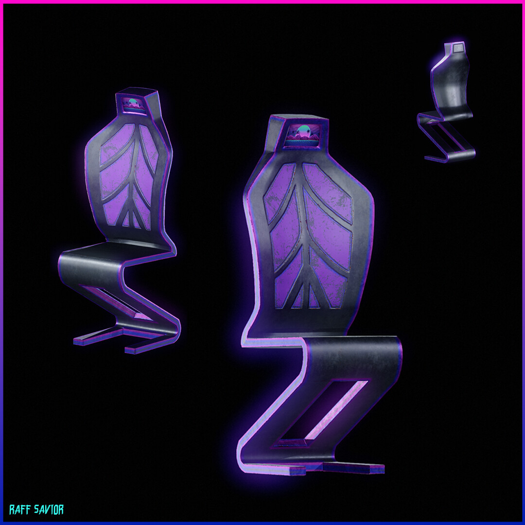 ArtStation - Neon Chair
