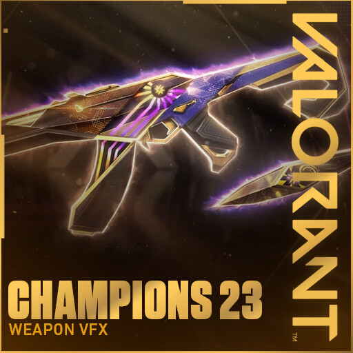 Gage Burcham - Champions 2023 Weapon VFX - VALORANT