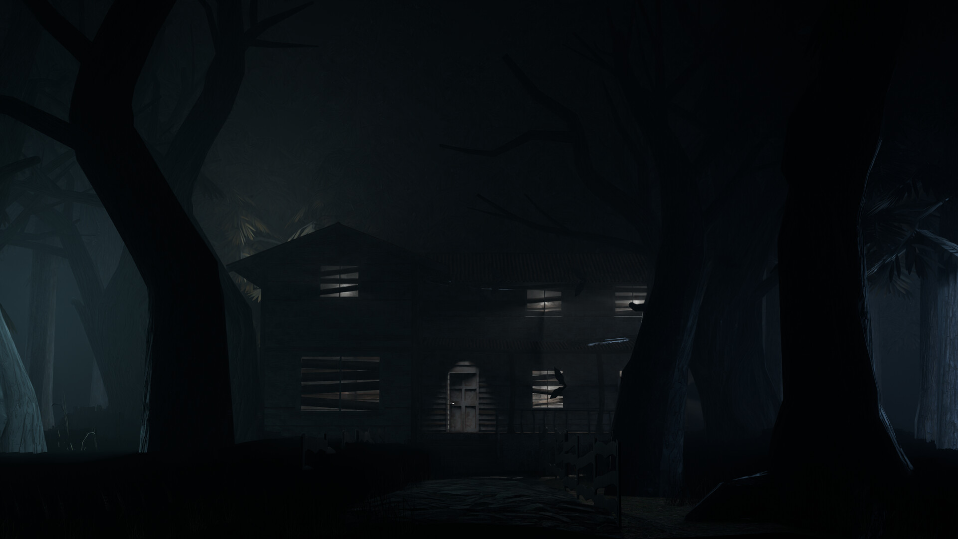 ArtStation - 3D HAUNTED HOUSE ENVIRONMENT