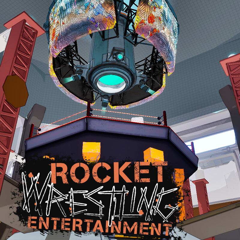 ArtStation - Rocket Wrestling Entertainment Jumbotron