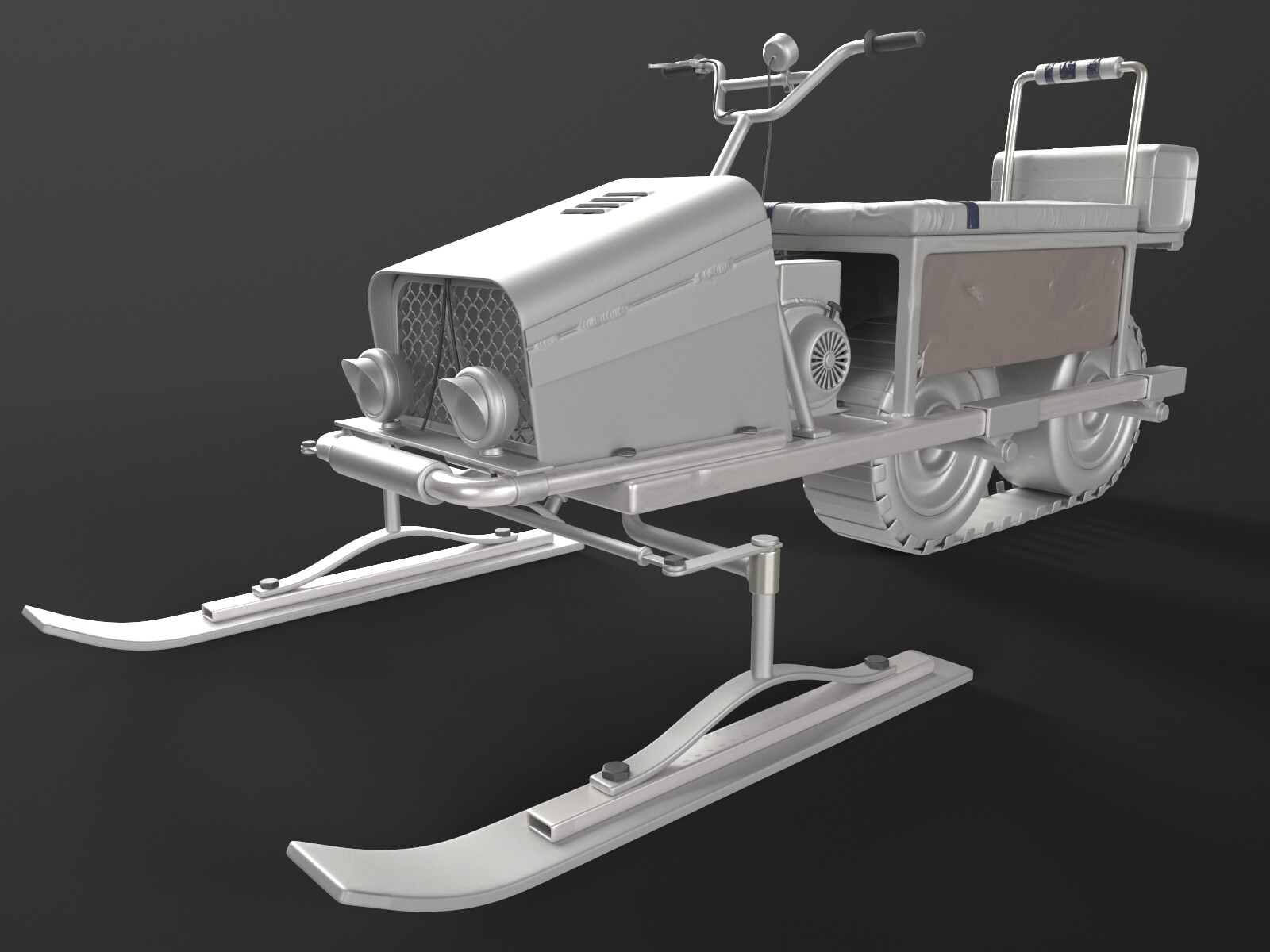 ArtStation - Snow Mobile (Rust)