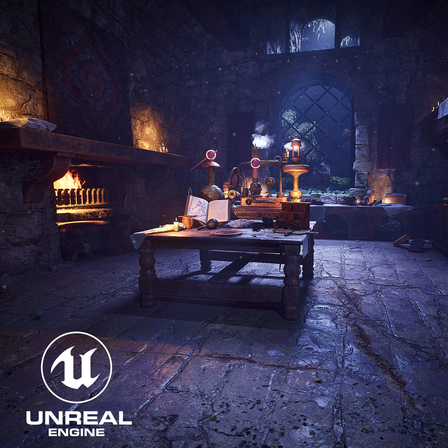 ArtStation - Medieval Alchemyst Laboratory - UE5.3