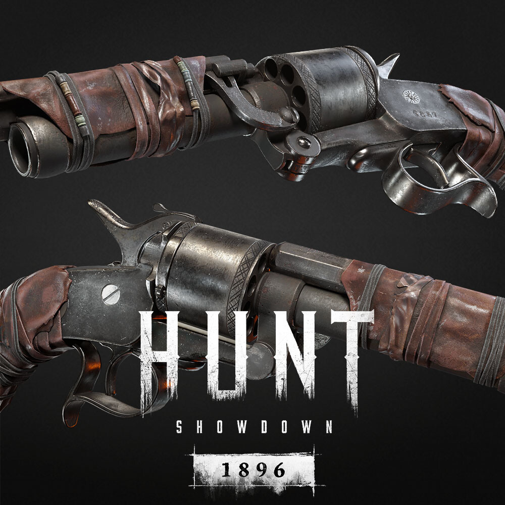 ArtStation - Weapon 3D Models for Hunt: Showdown