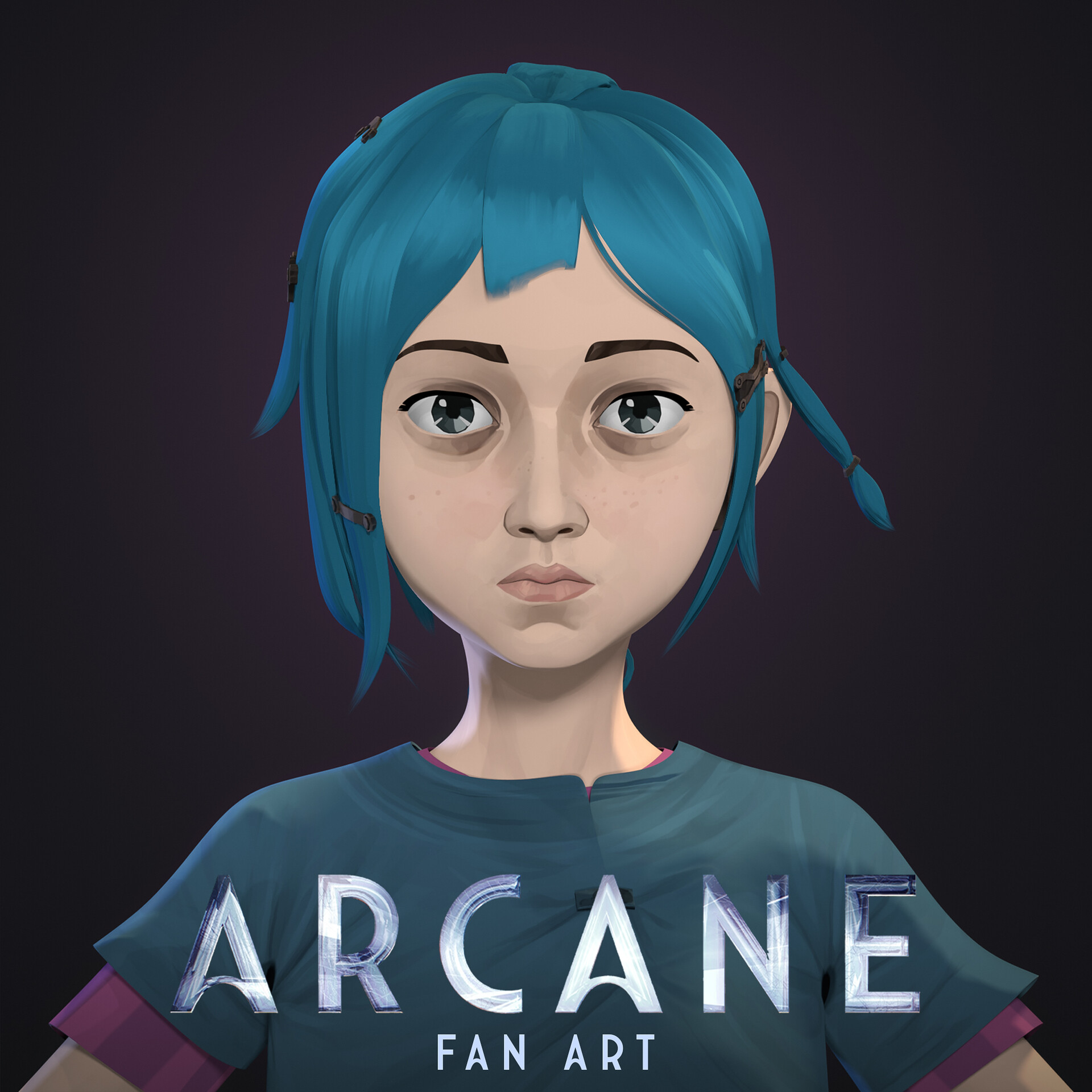 ArtStation - ARCANE - Powder - Fan Art