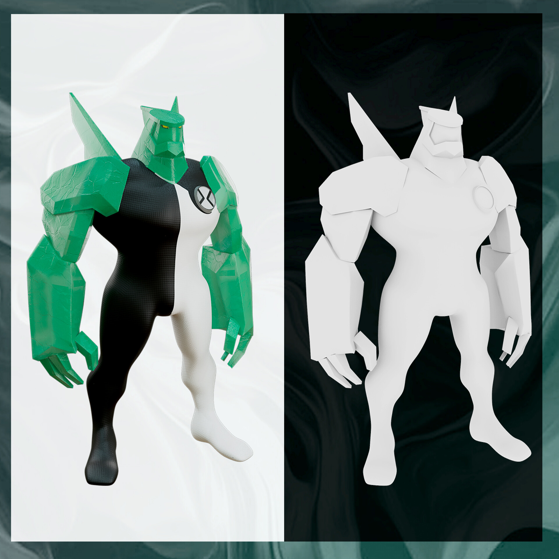 ArtStation - Ben10 Diamond head 3d model