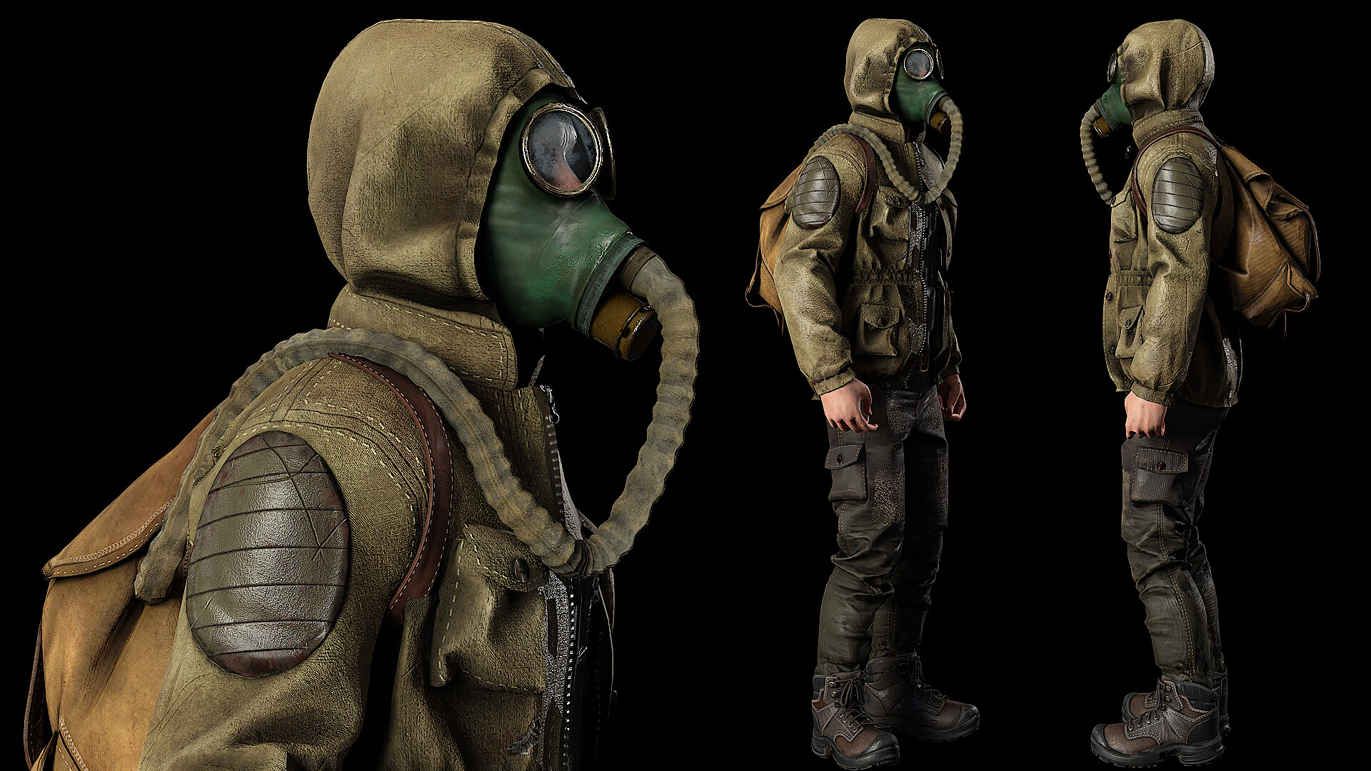 ArtStation - GAME READY Post apocalyptic survivor 1