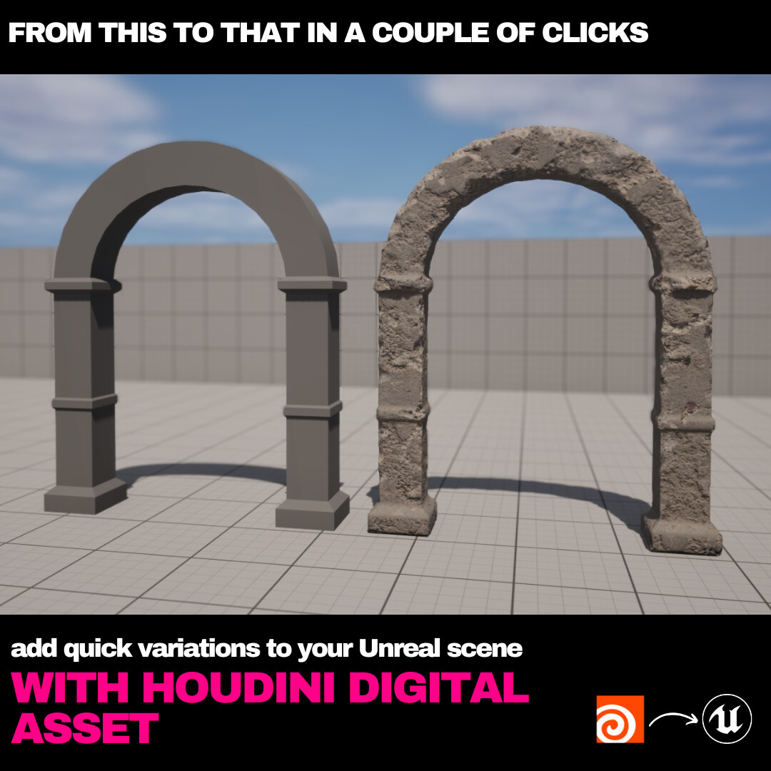 ArtStation - Houdini Digital Asset - Procedural Damage Tool