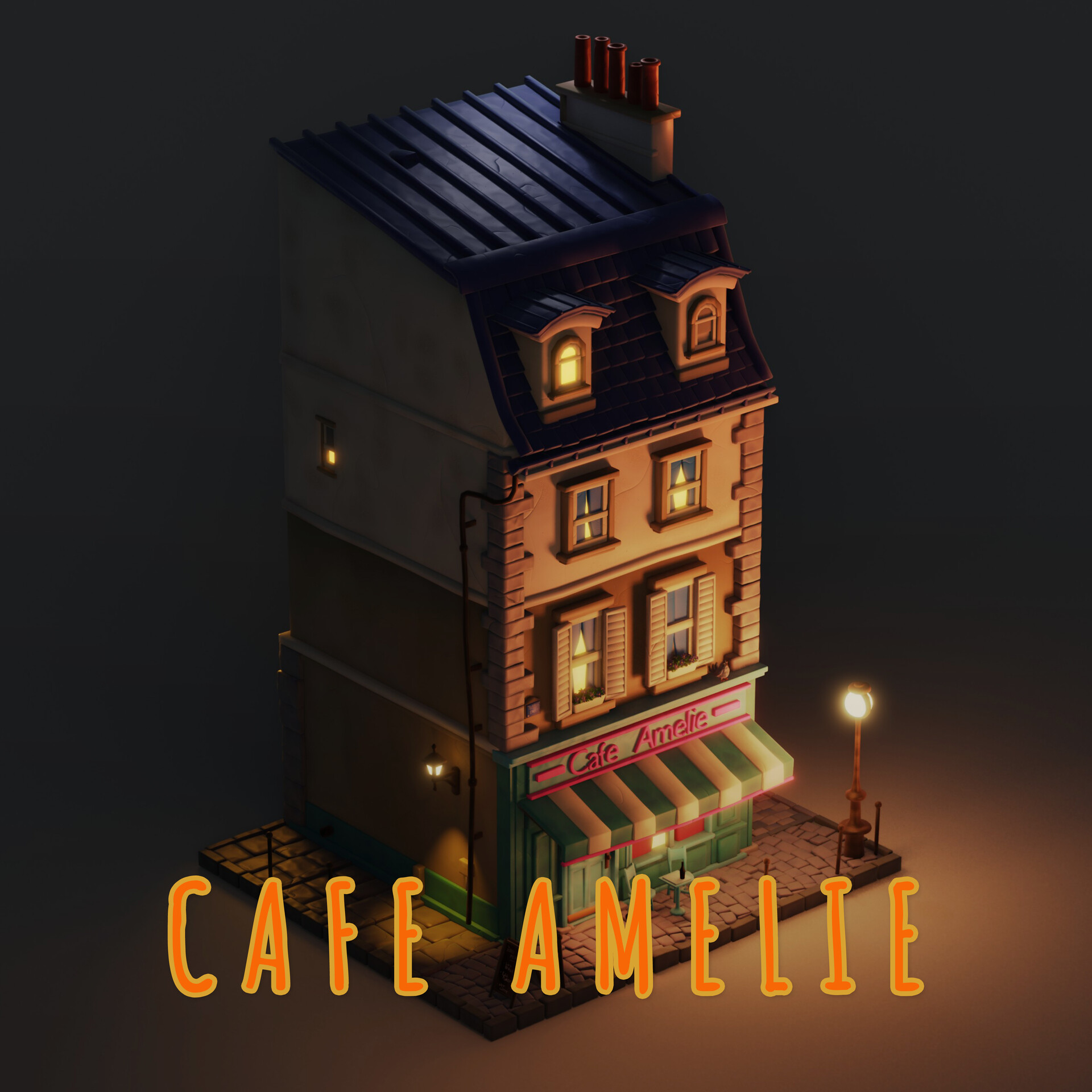 ArtStation - Cafe Amelie