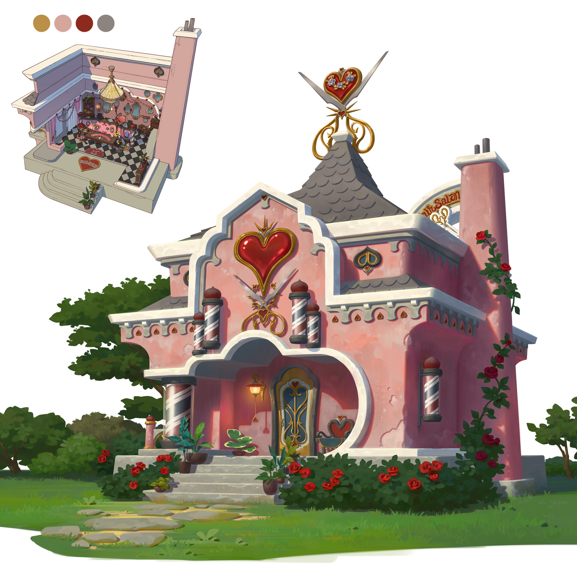 ArtStation - 조금은 별난 헤어살롱 The Atypical Hair Salon