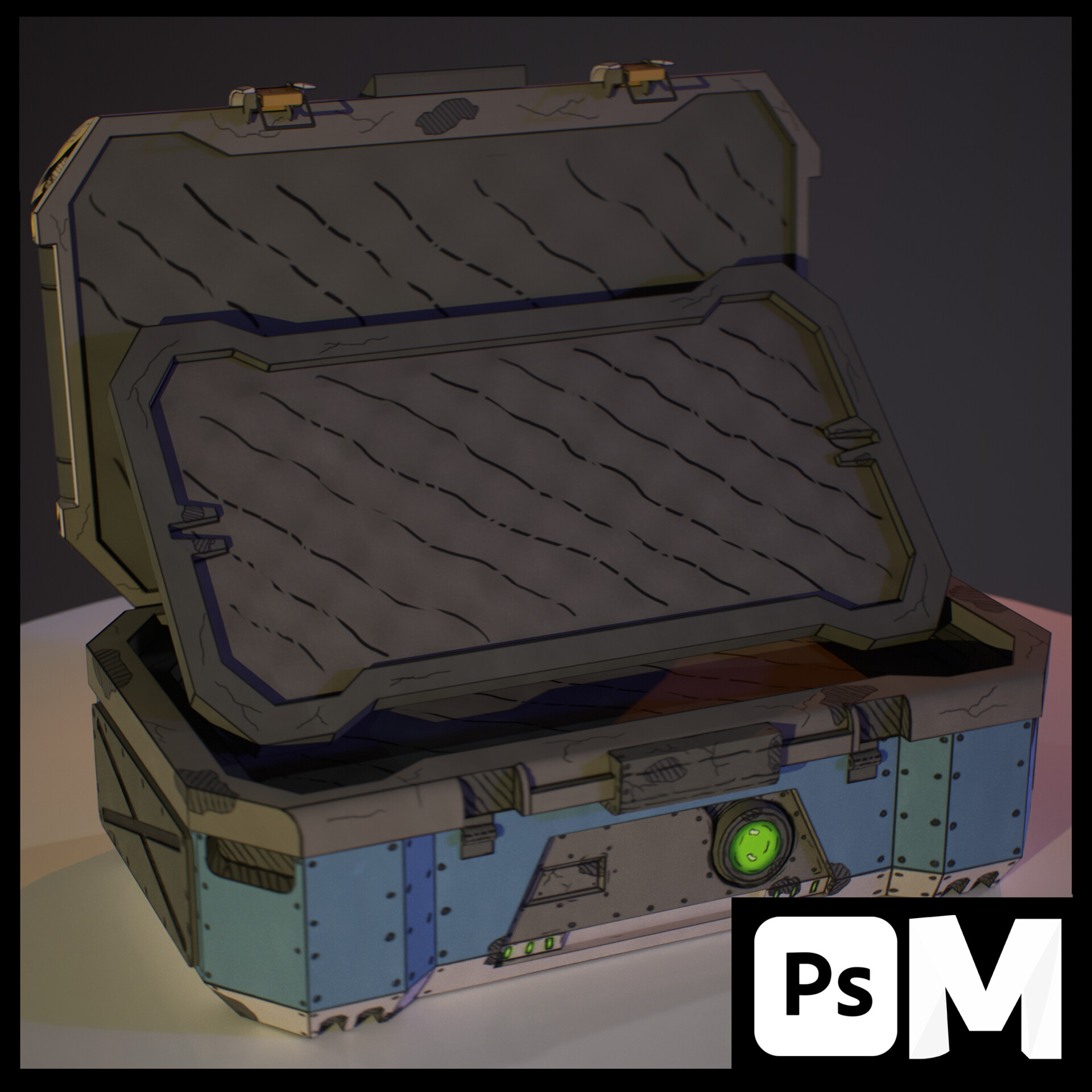 ArtStation - Borderlands chest fanart