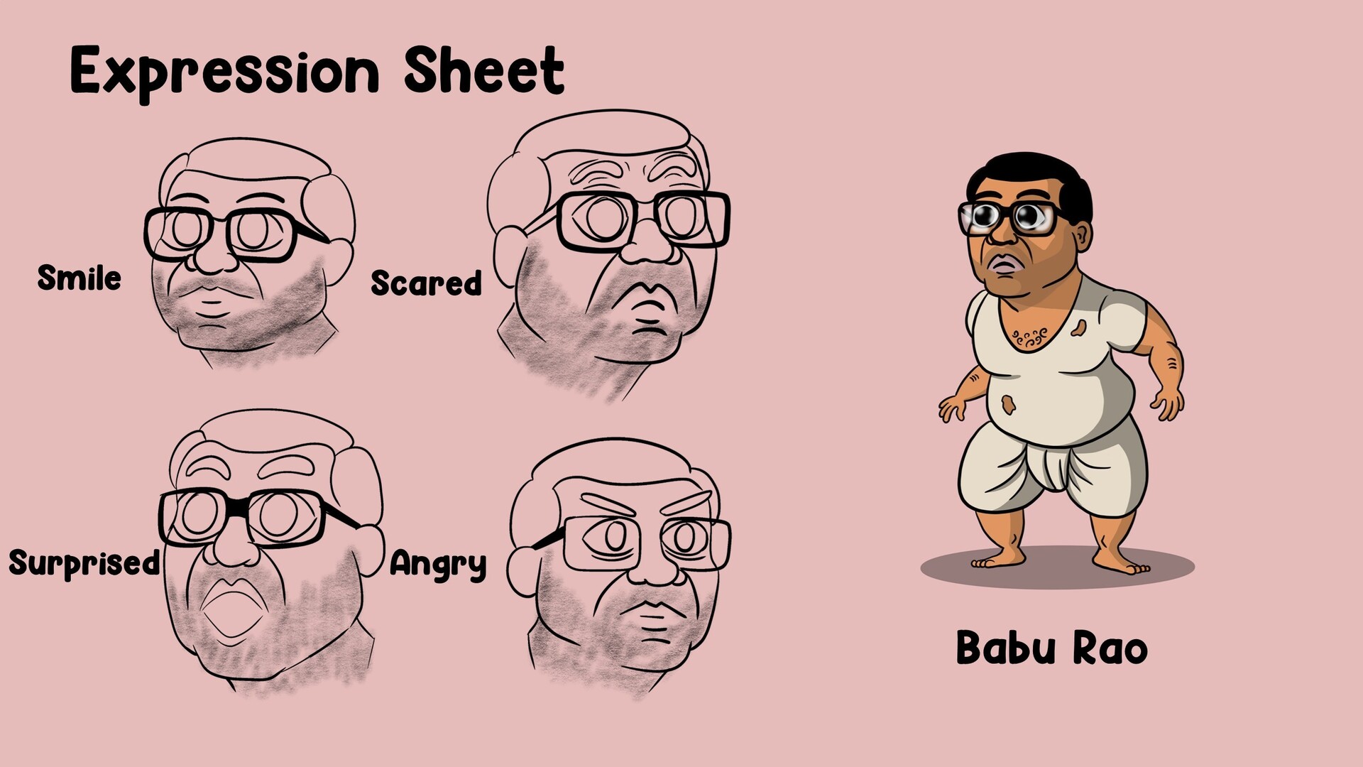 ArtStation - Babu Rao Character Design