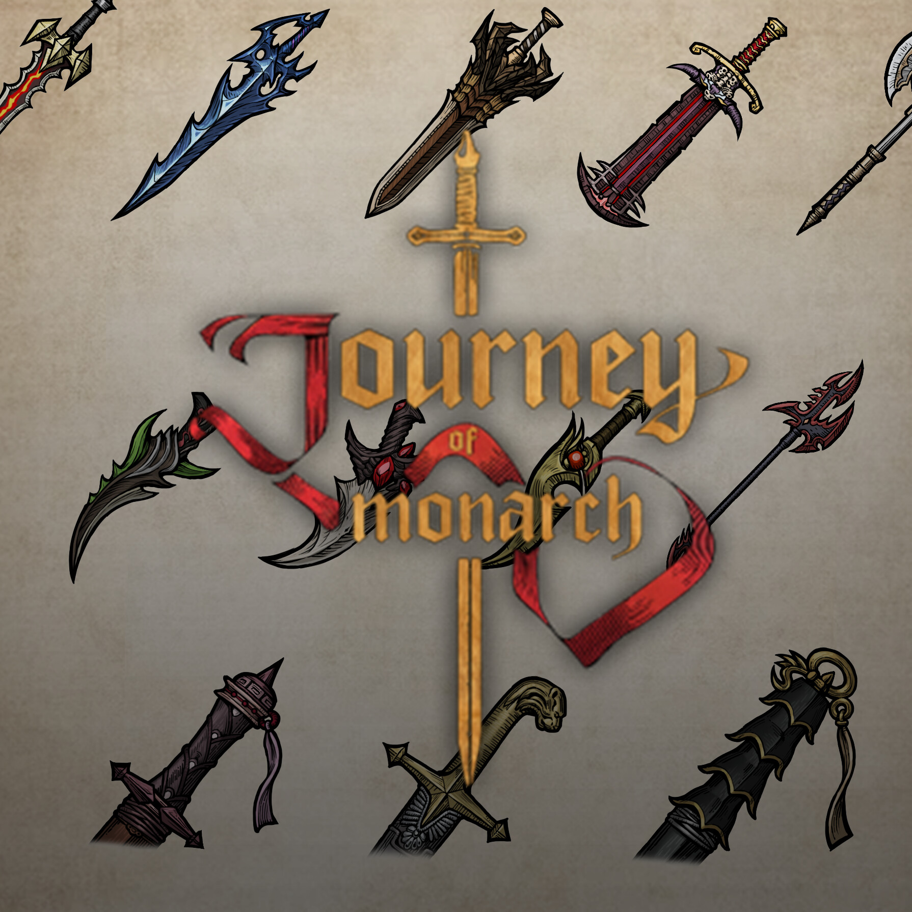 ArtStation - [NC Soft] Journey of Monarch Item icon illustration 10