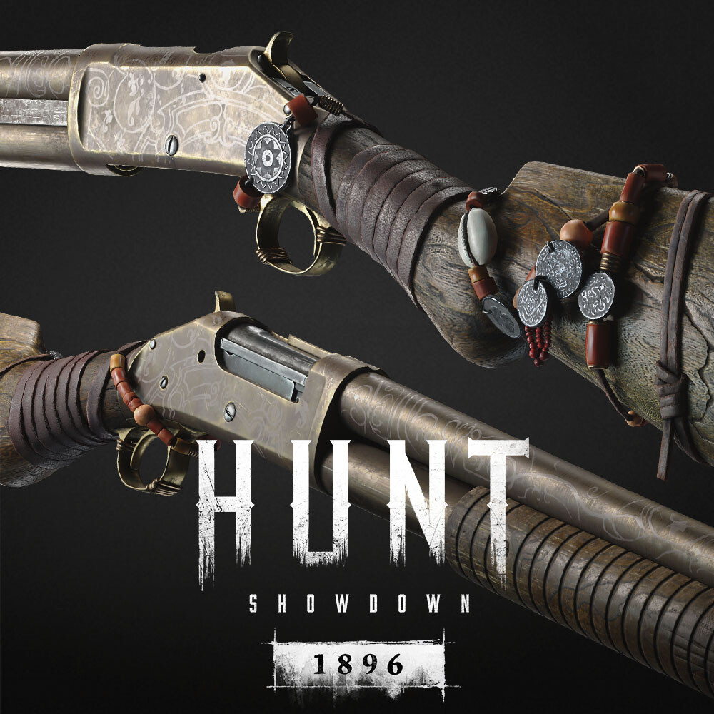 ArtStation - Weapon 3D Models for Hunt: Showdown