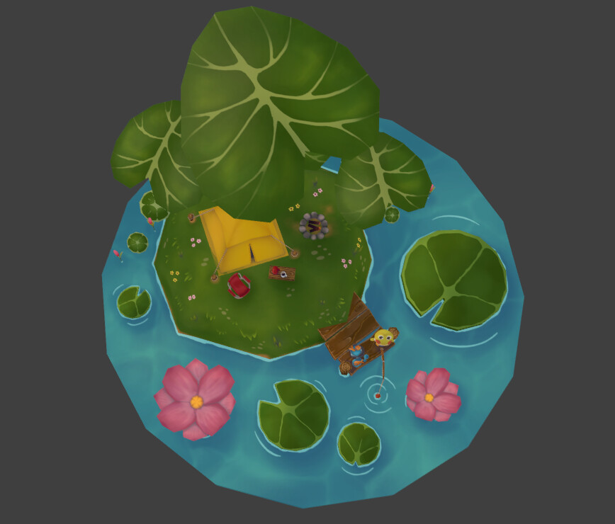 ArtStation - The Frog's Pond