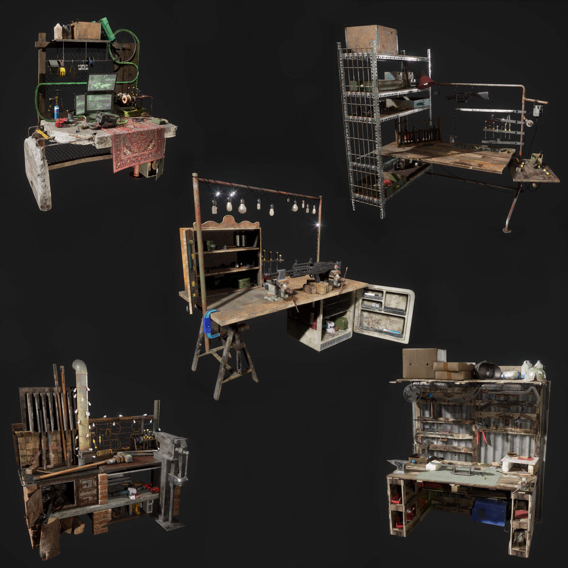 ArtStation - Chernobylite 2: Weapons workbenches