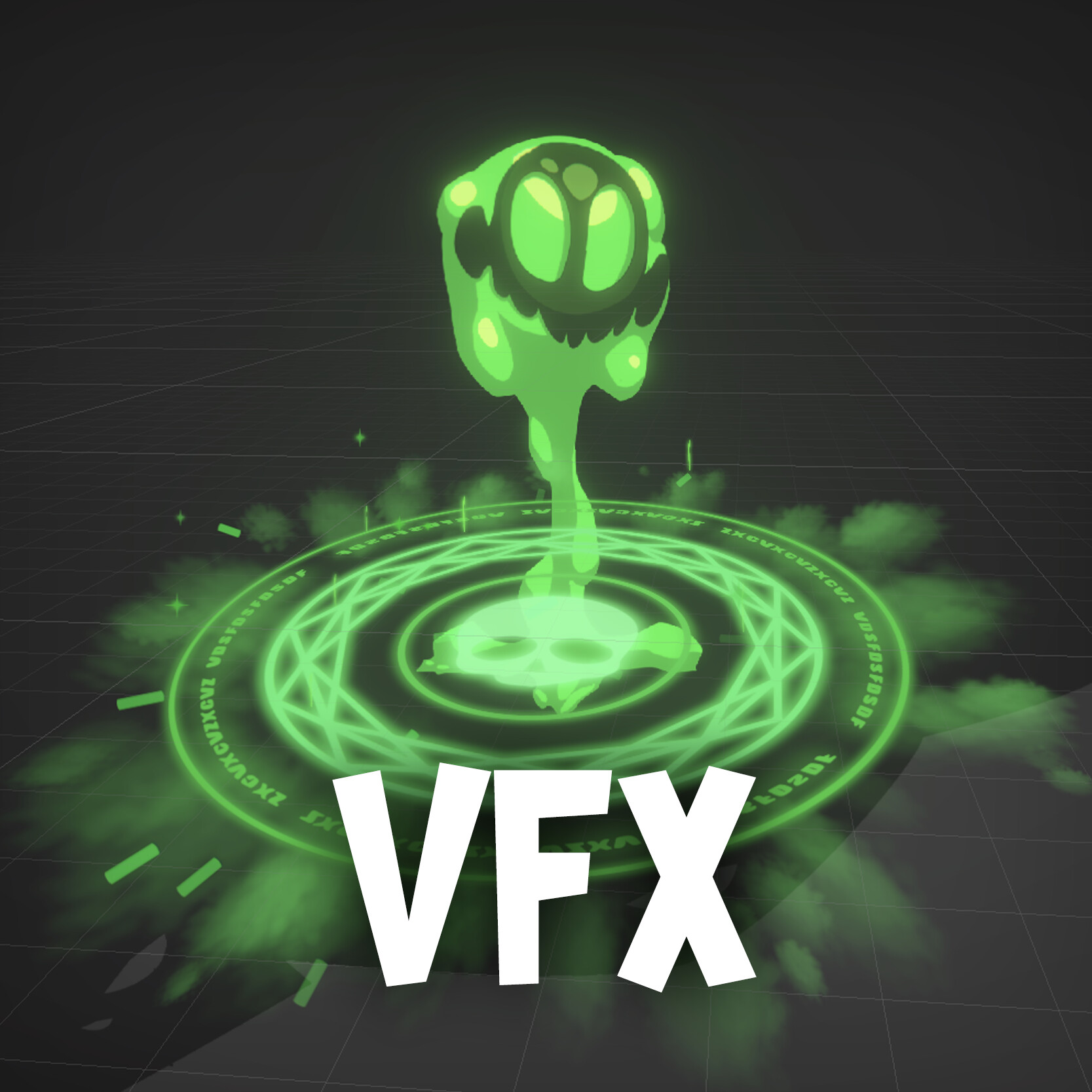 ArtStation - VFX - Poison Skull