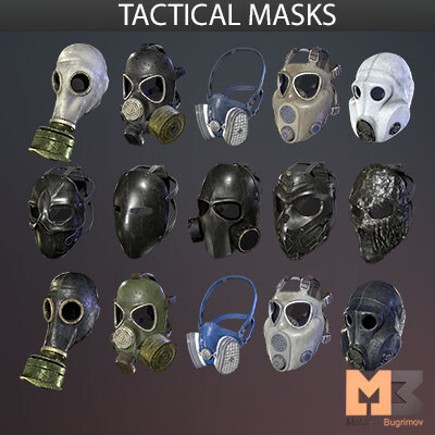 ArtStation - Tactical Masks