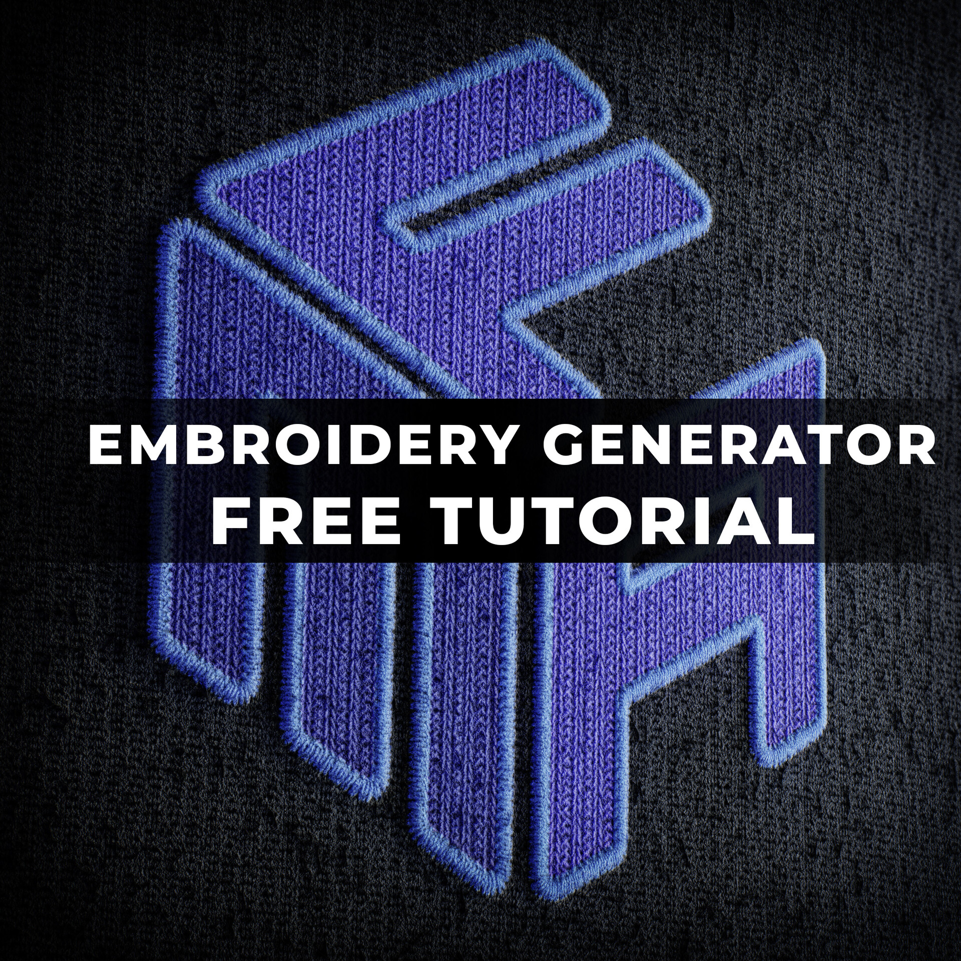 ArtStation - Embroidery Generator - Free Tutorial