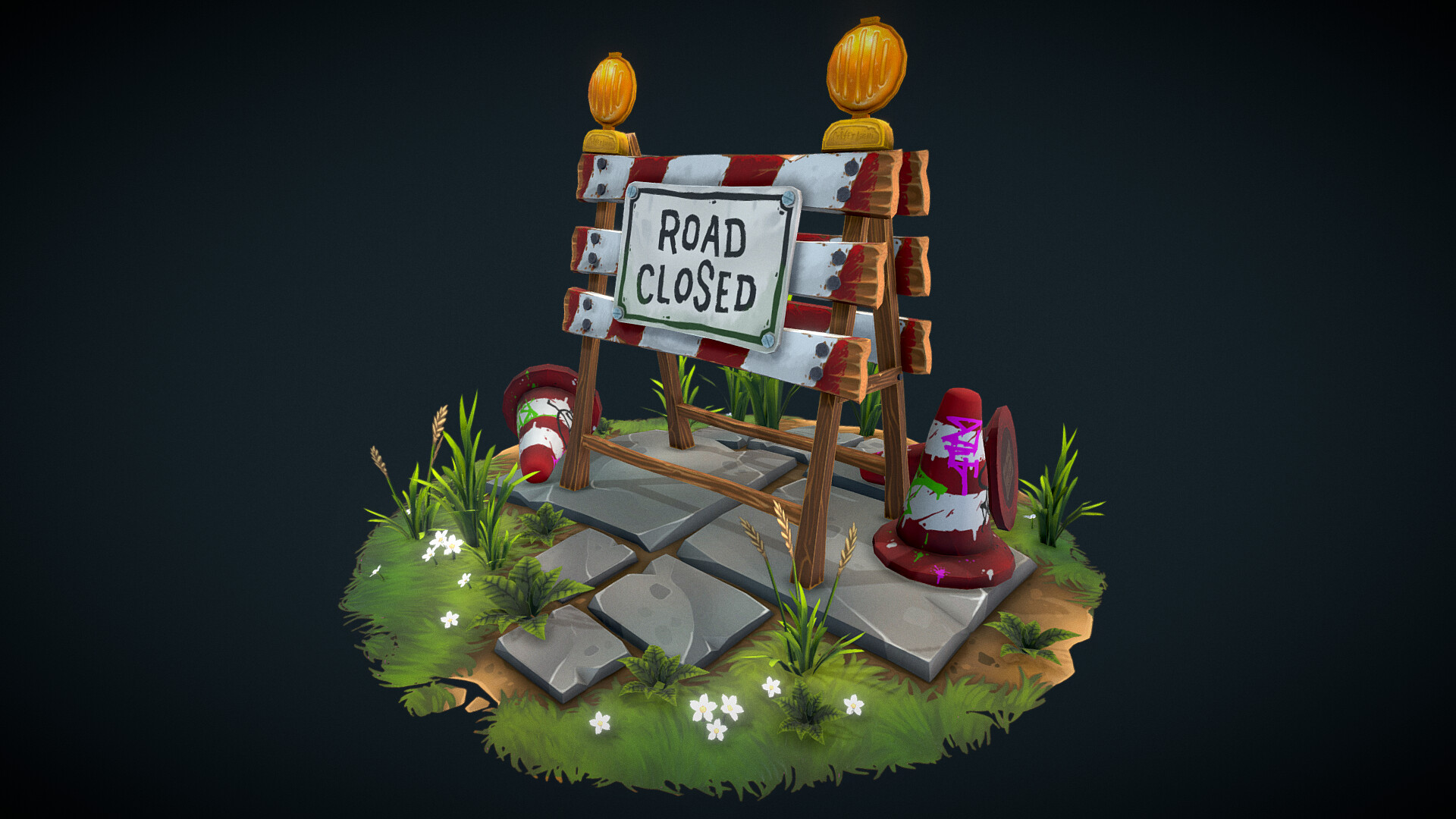 ArtStation - Road closed