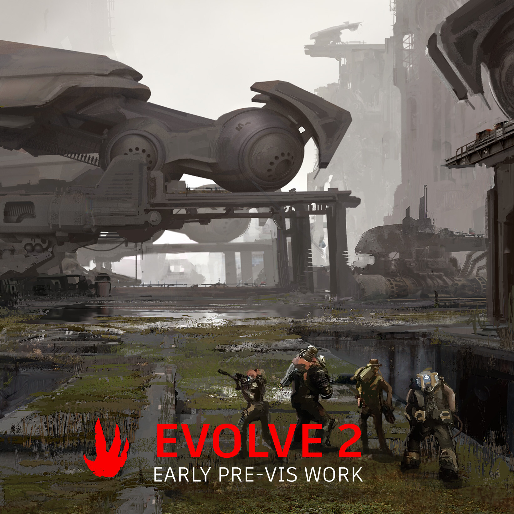 ArtStation - Evolve 2 Early PreVis work