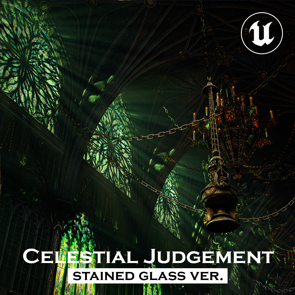 ArtStation - Celestial Judgement (stained glass ver.)