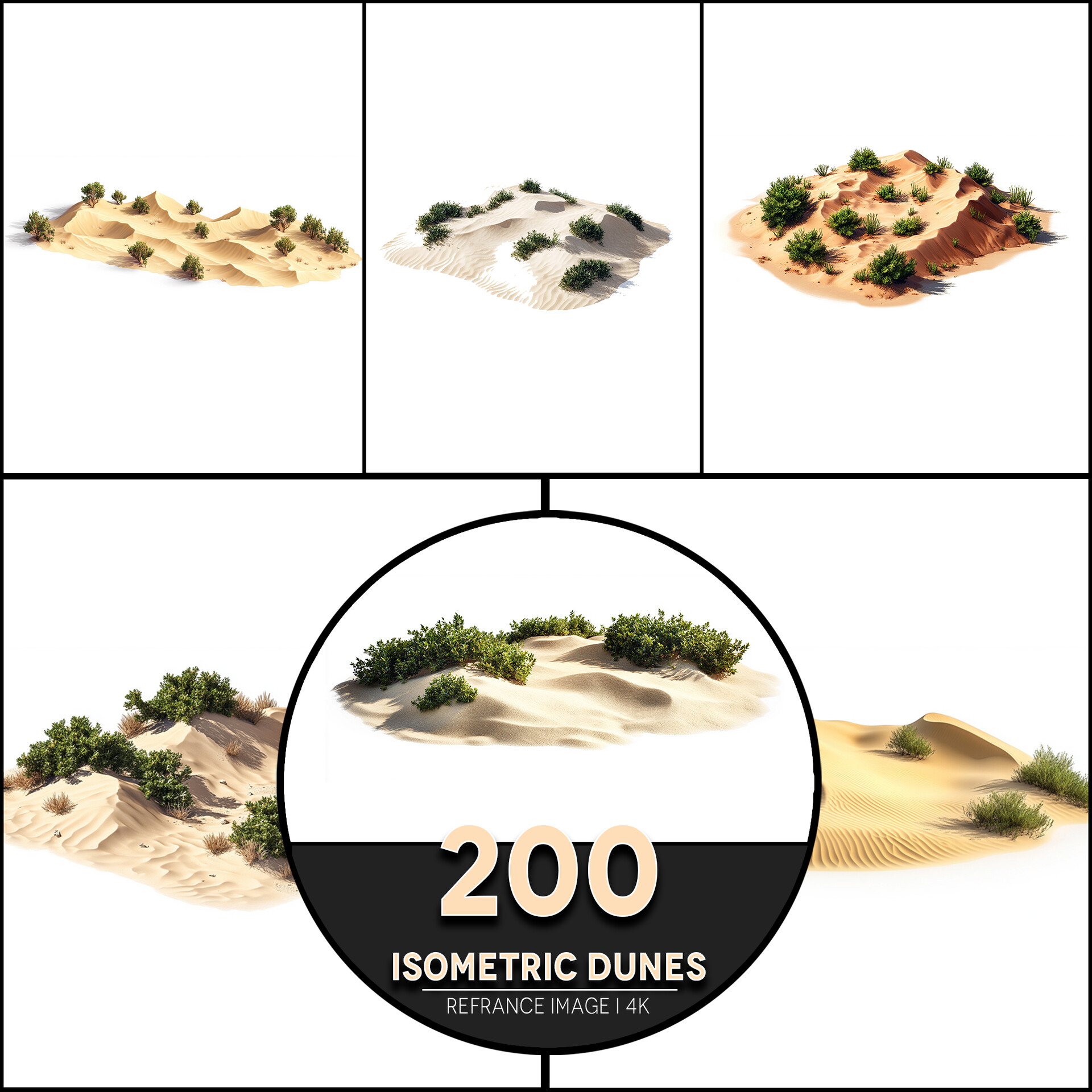 ArtStation - Isometric Dunes 4K Reference/Concept Images