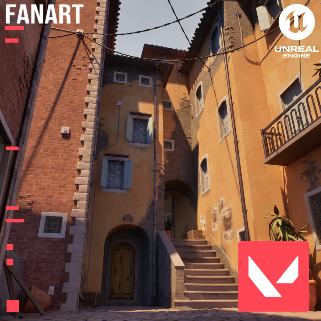 ArtStation - VALORANT// UE5 Stylised Fan Environment