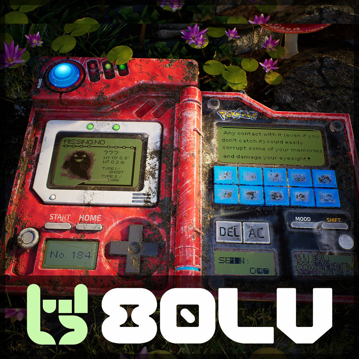 ArtStation - "Artist Imagined What Abandoned Pokédex inside Pokéball ...