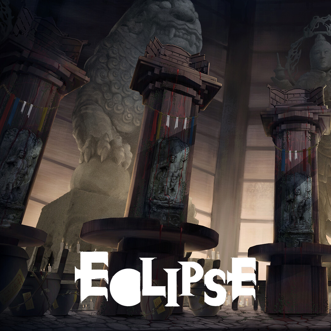 ArtStation - [ Eclipse : the door of death ] Haetae temple