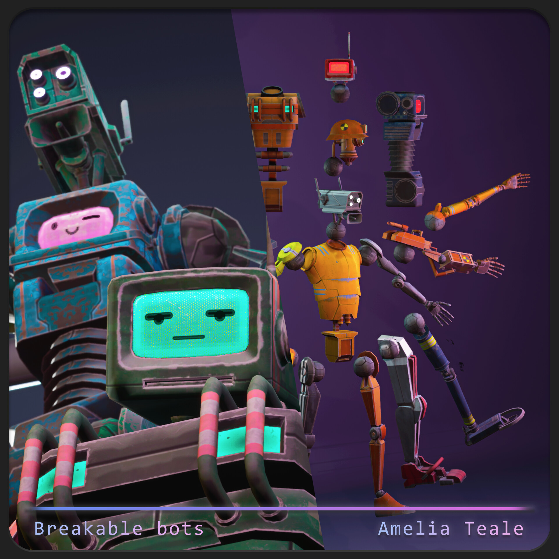 ArtStation - Breakable Bots