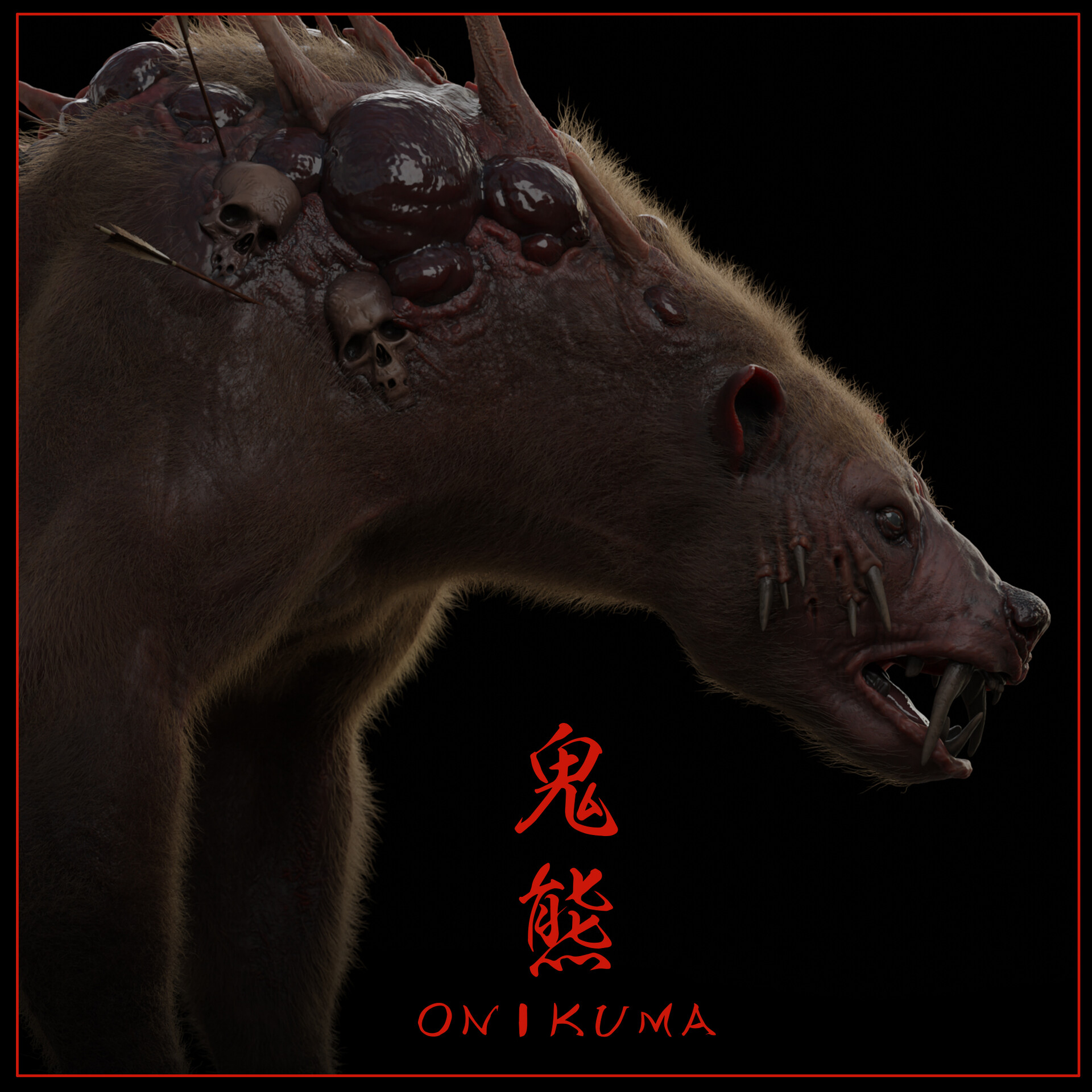 ArtStation - ONIKUMA Demon Bear