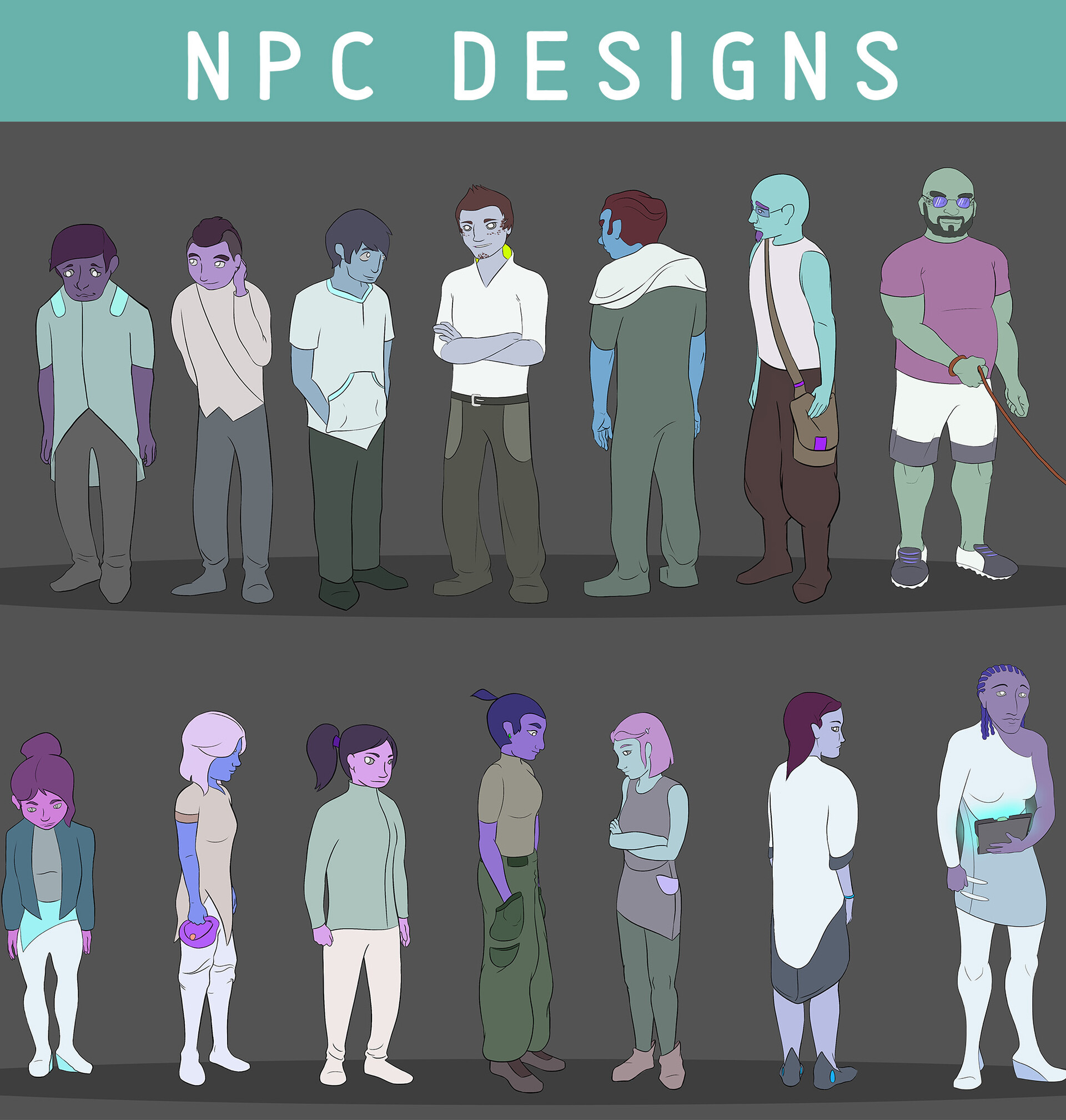 ArtStation - NPC Character Designs