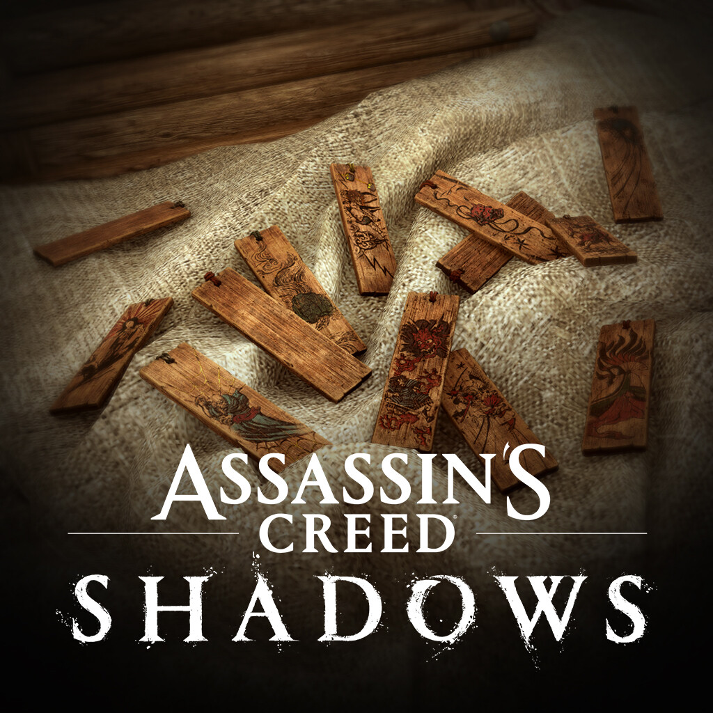 ArtStation - Assassin's Creed Shadows Weapons: Ofuda Trinkets