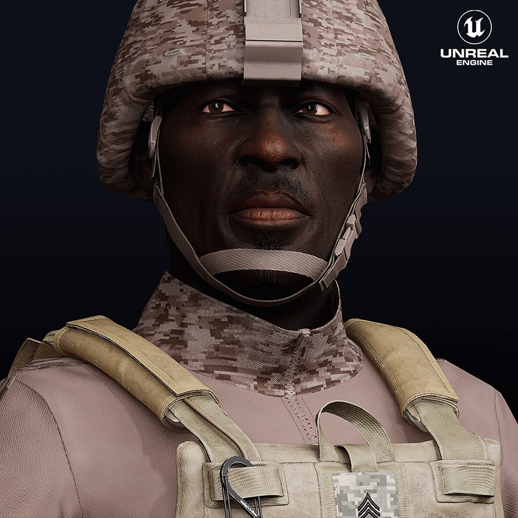 ArtStation - U.S Army Navy Soldier - Wesley Snipes
