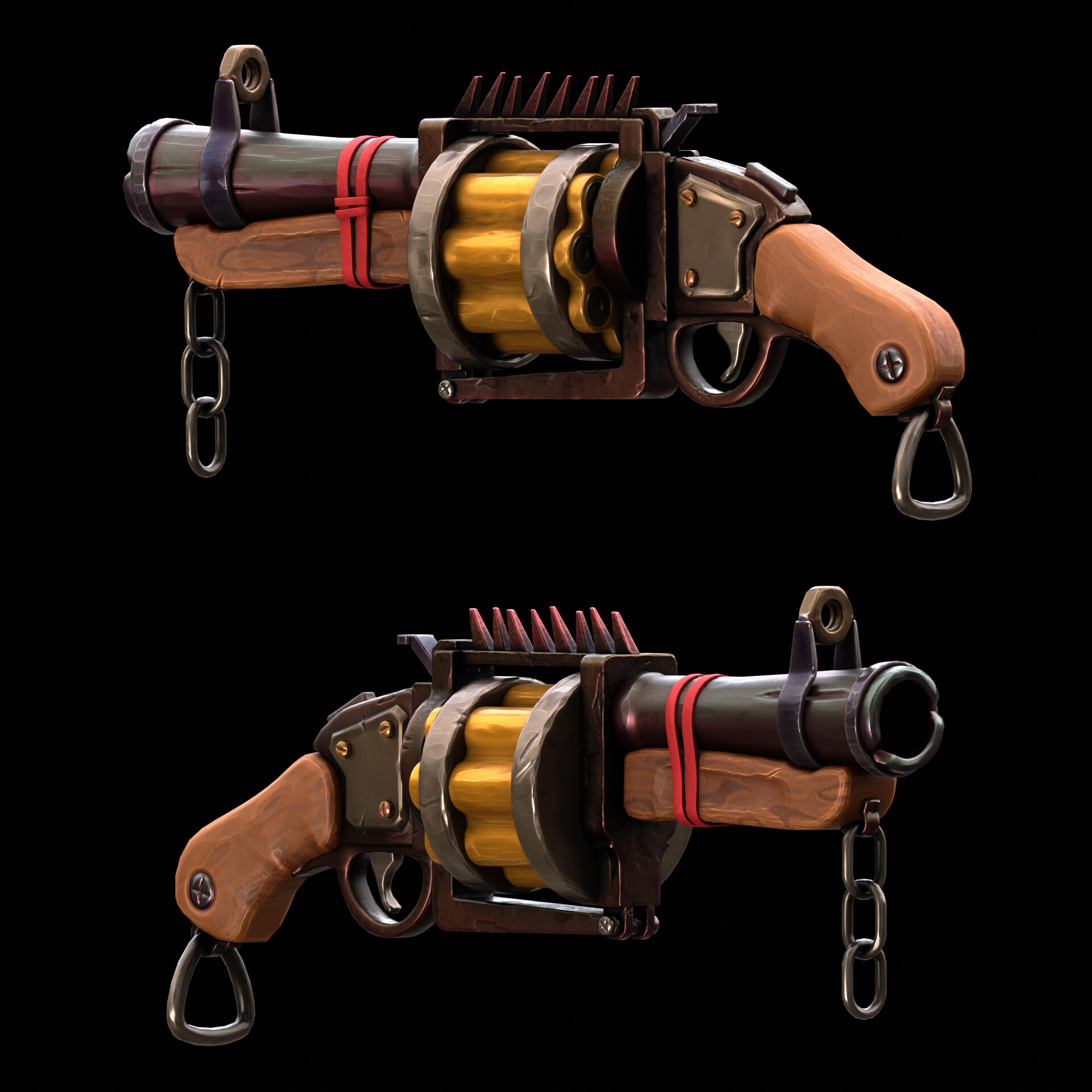 ArtStation - STYLIZED MEGA DRUM SHOTGUN PEW PEW