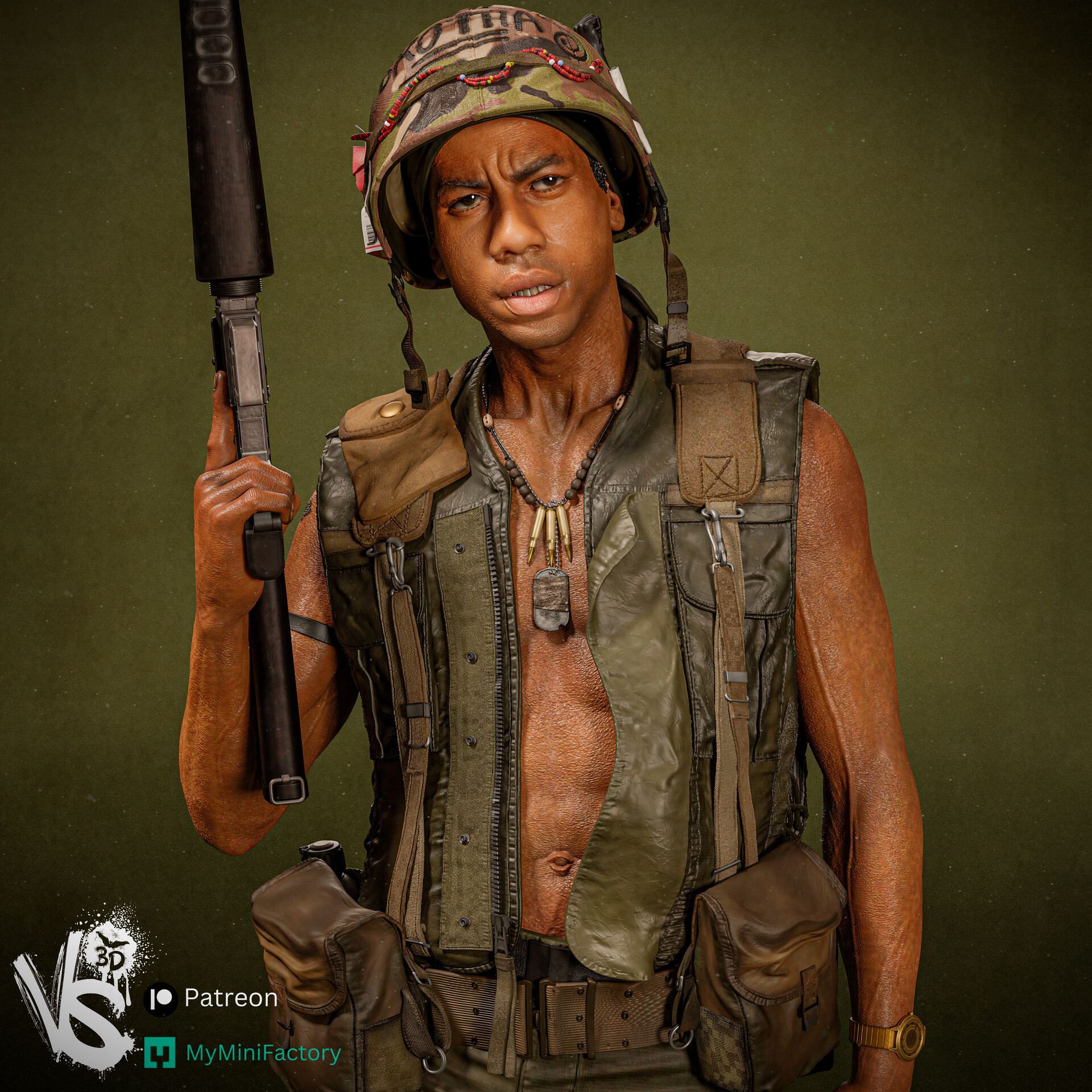 ArtStation - Alpa Chino- Tropic Thunder fan art