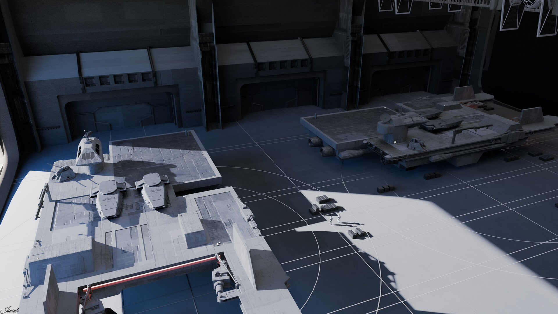 ArtStation - Areial Landing Platform