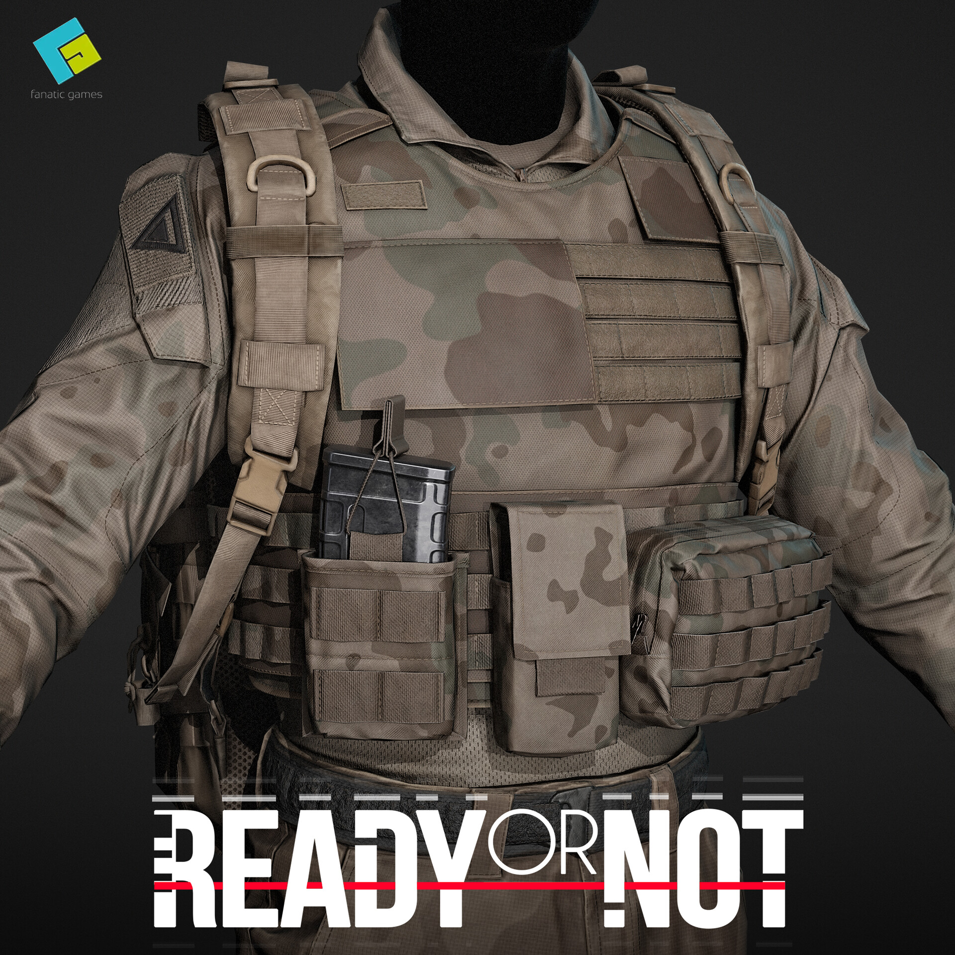 ArtStation - Black Sentinel Outfit 1 - Ready or Not