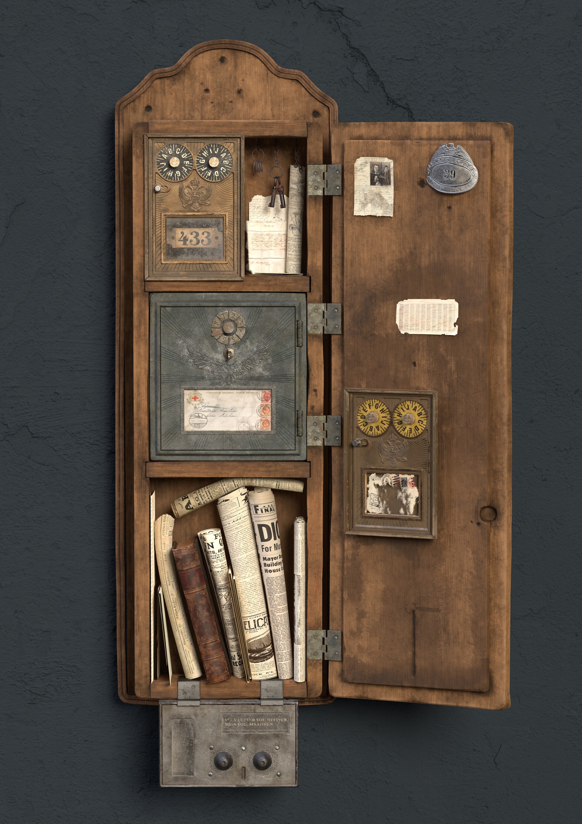 ArtStation - Postman Locker