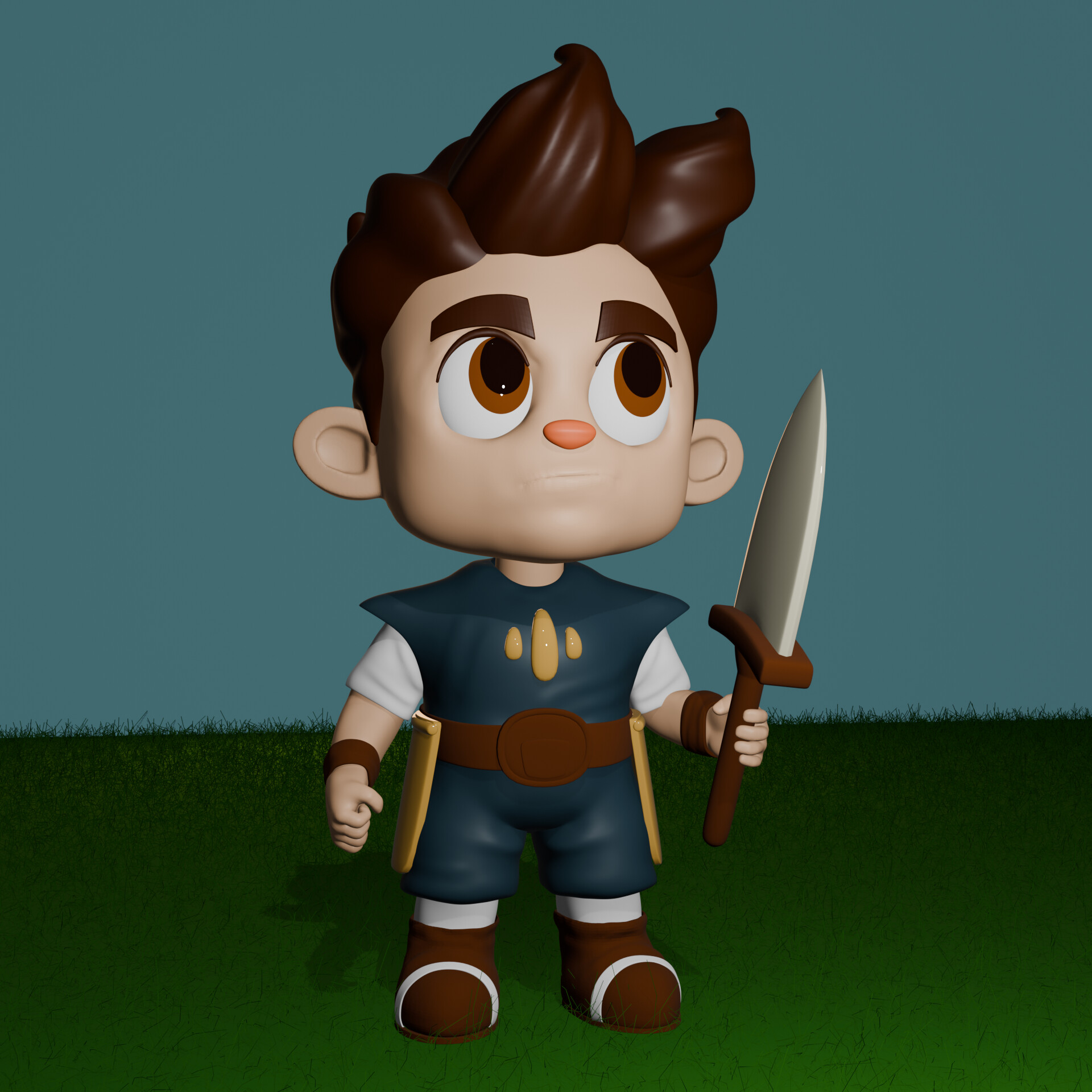 ArtStation - Warrior Kid