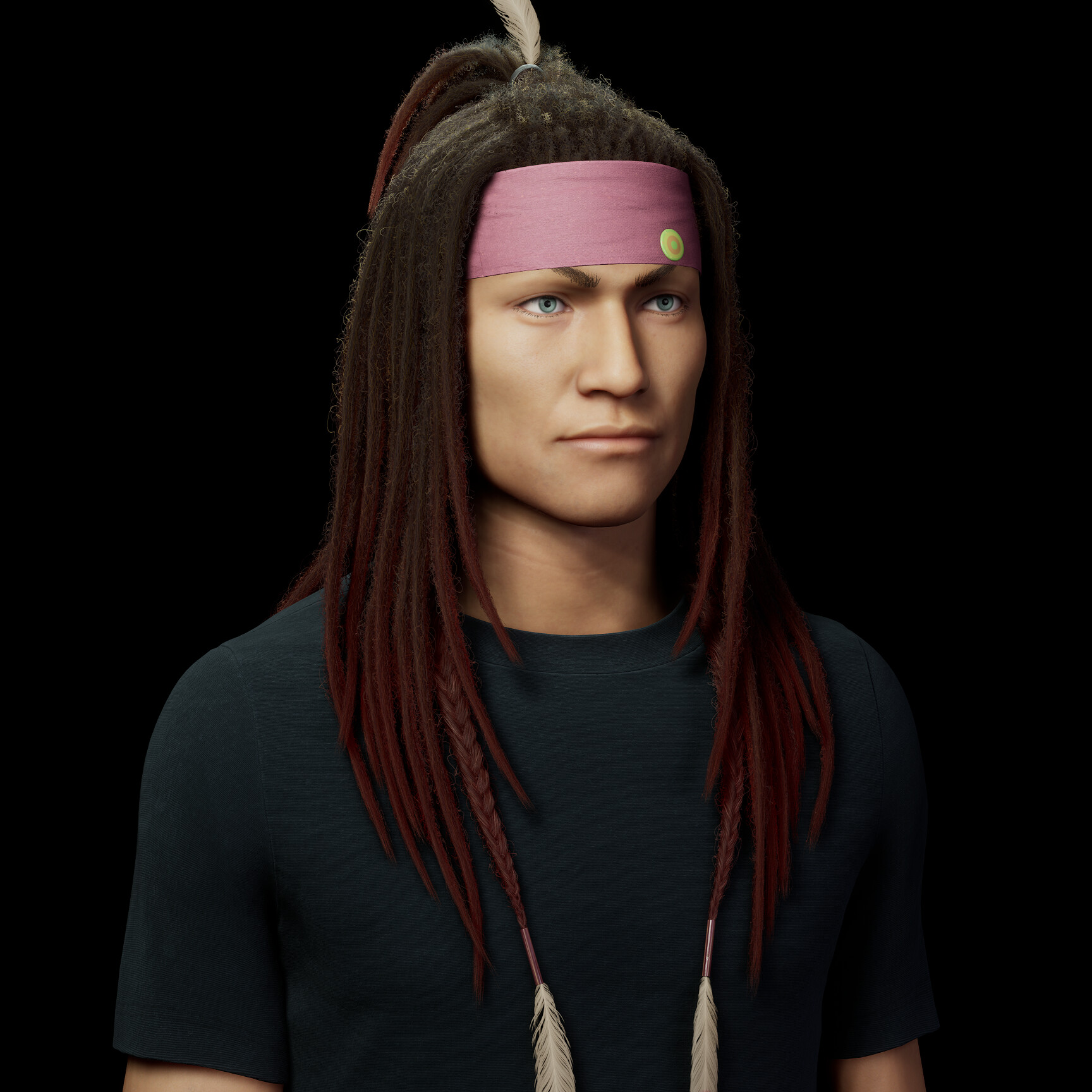 Martina Verde Lombide - Ombré Dreadlocks - Game Ready Hairstyle