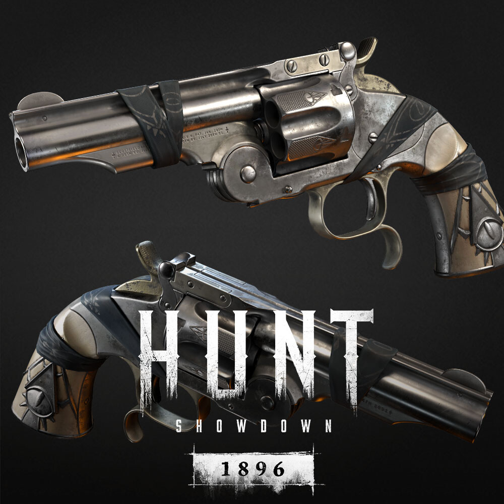 ArtStation - Weapon 3D Models for Hunt: Showdown