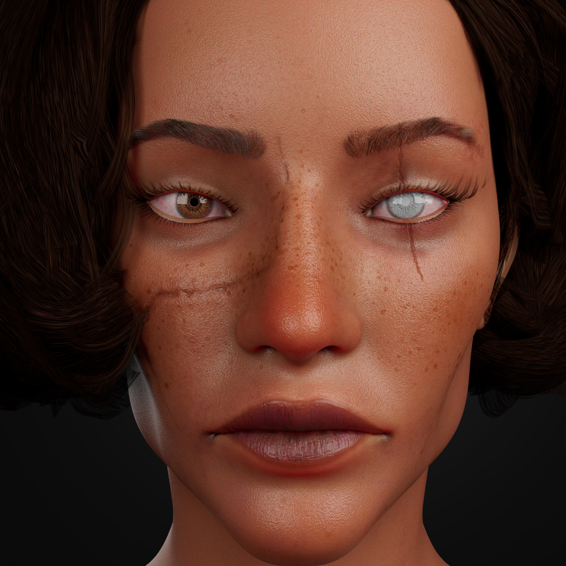 ArtStation - Realistic Female Face Model
